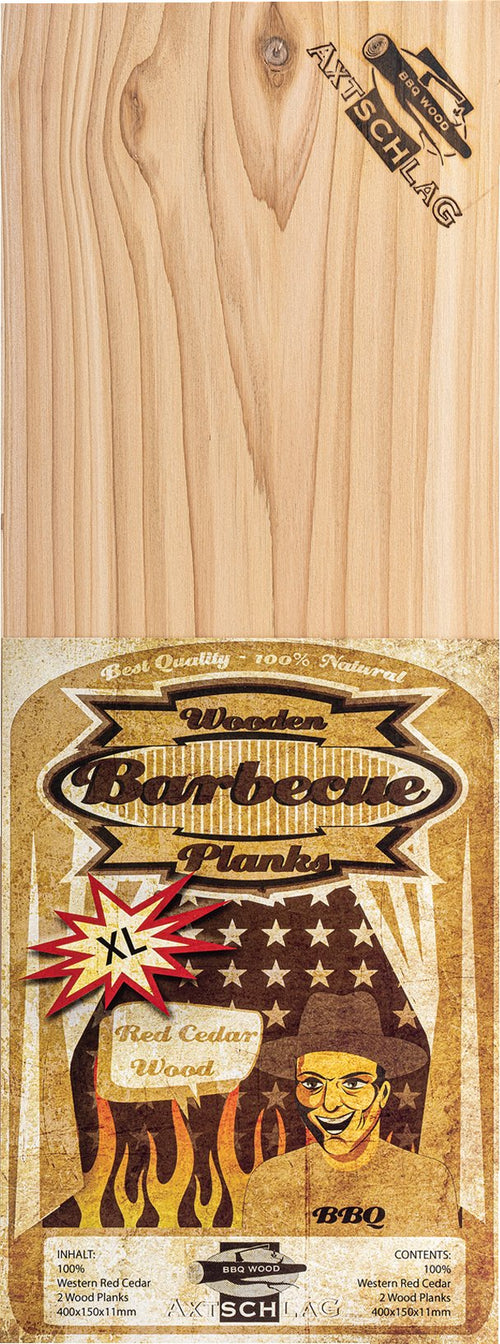 Axtschlag Räucherbretter, Red Cedar XL